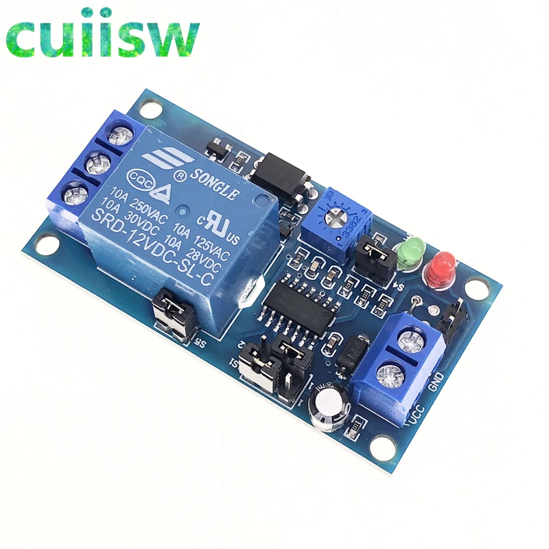 1pcs-DC-12V-delay-timer-relay-with-delay-adjustment-potentiometer-turn ...