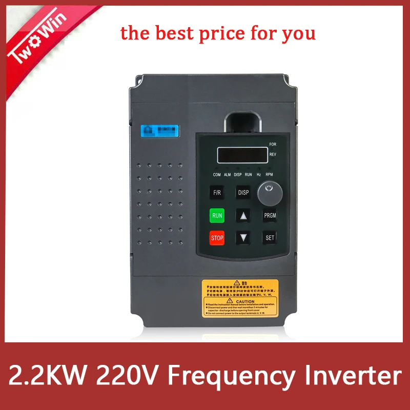 2.2KW 220V VDF Inverter Single Phase input 220V 3 Phase Output ...