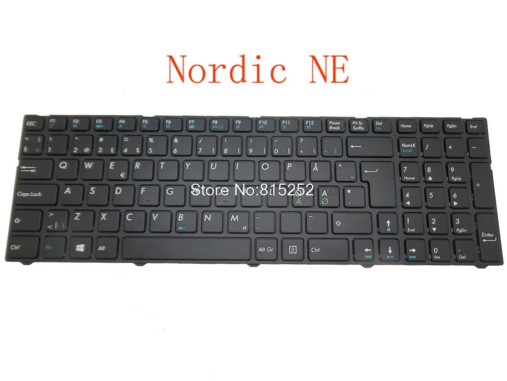 Laptop Keyboard For Medion Akoya E7226 E7226t Md99310 Md99311 Md99391 ...