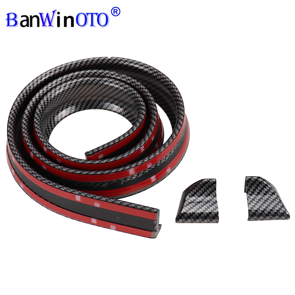 Universal 5d Rubber Tail Spoiler Diy Refit Spoiler 1.5m Car-styling ...