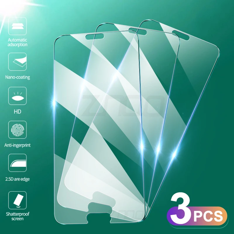 3Pcs Tempered Glass For Huawei P20 Pro P10 Plus P9 Glass Screen ...
