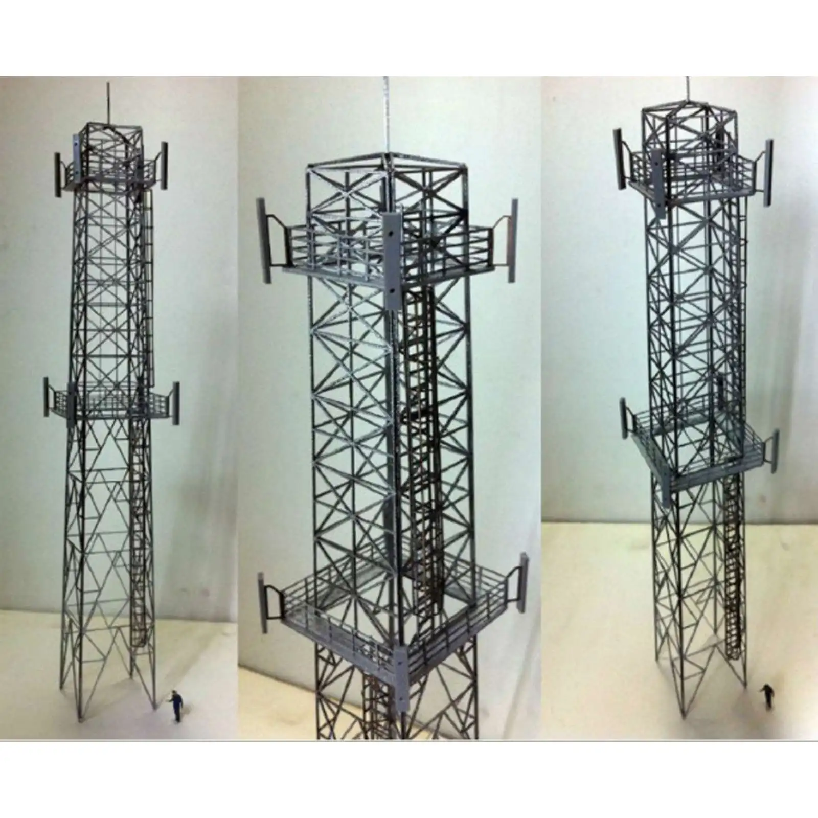 1:87 HO Scale Model Train Railway Communication Tower Sand Table ...