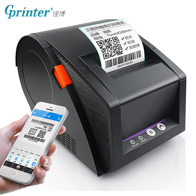 Gprinter Bluetooth Label Printer Thermal Receipt Barcode Printer 20mm ...