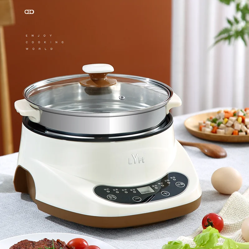 Smart Electric Hot Pot Multi-function Cooking Frying Pan Household Non ...