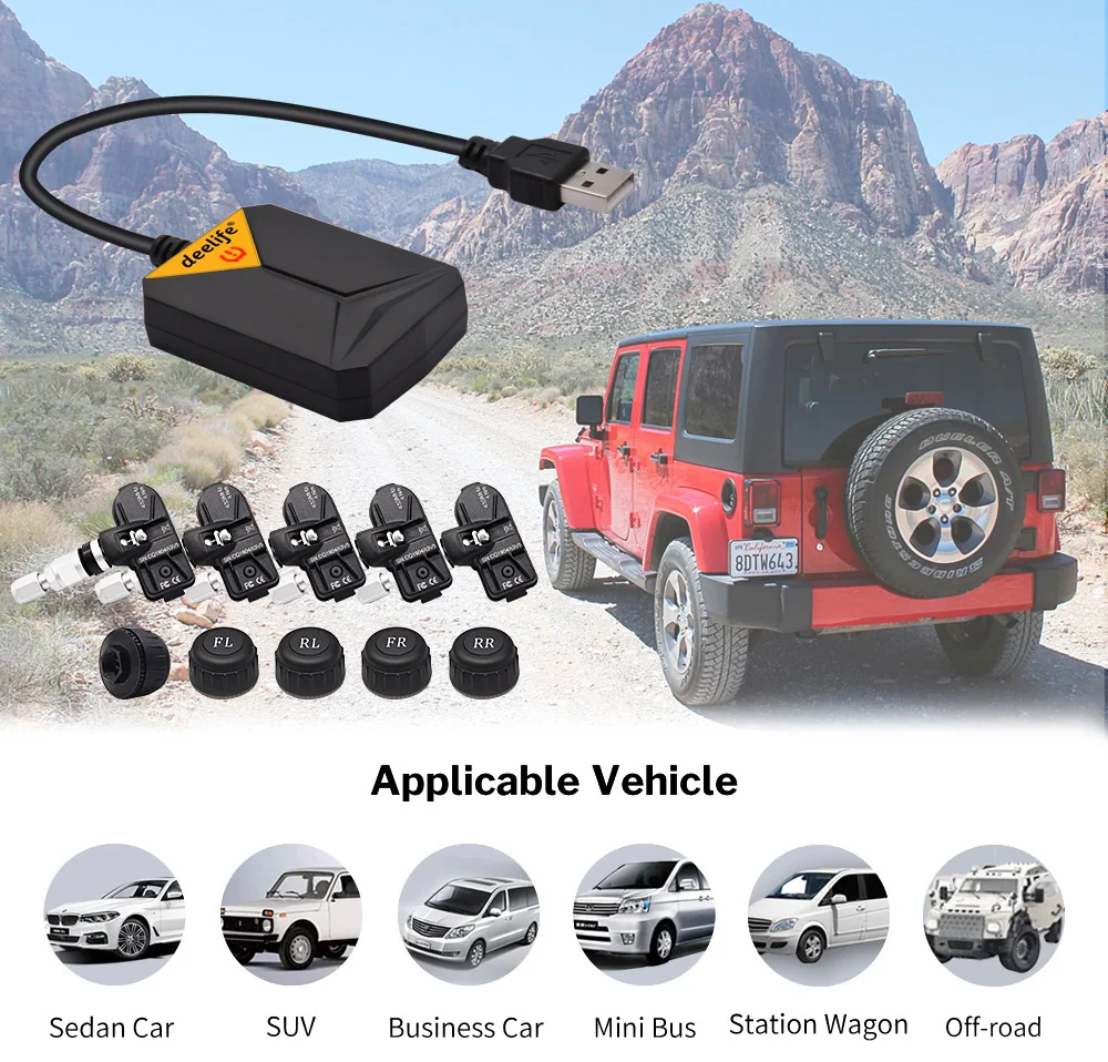 5 capteurs externes - Deelife – système de surveillance de la pression ...