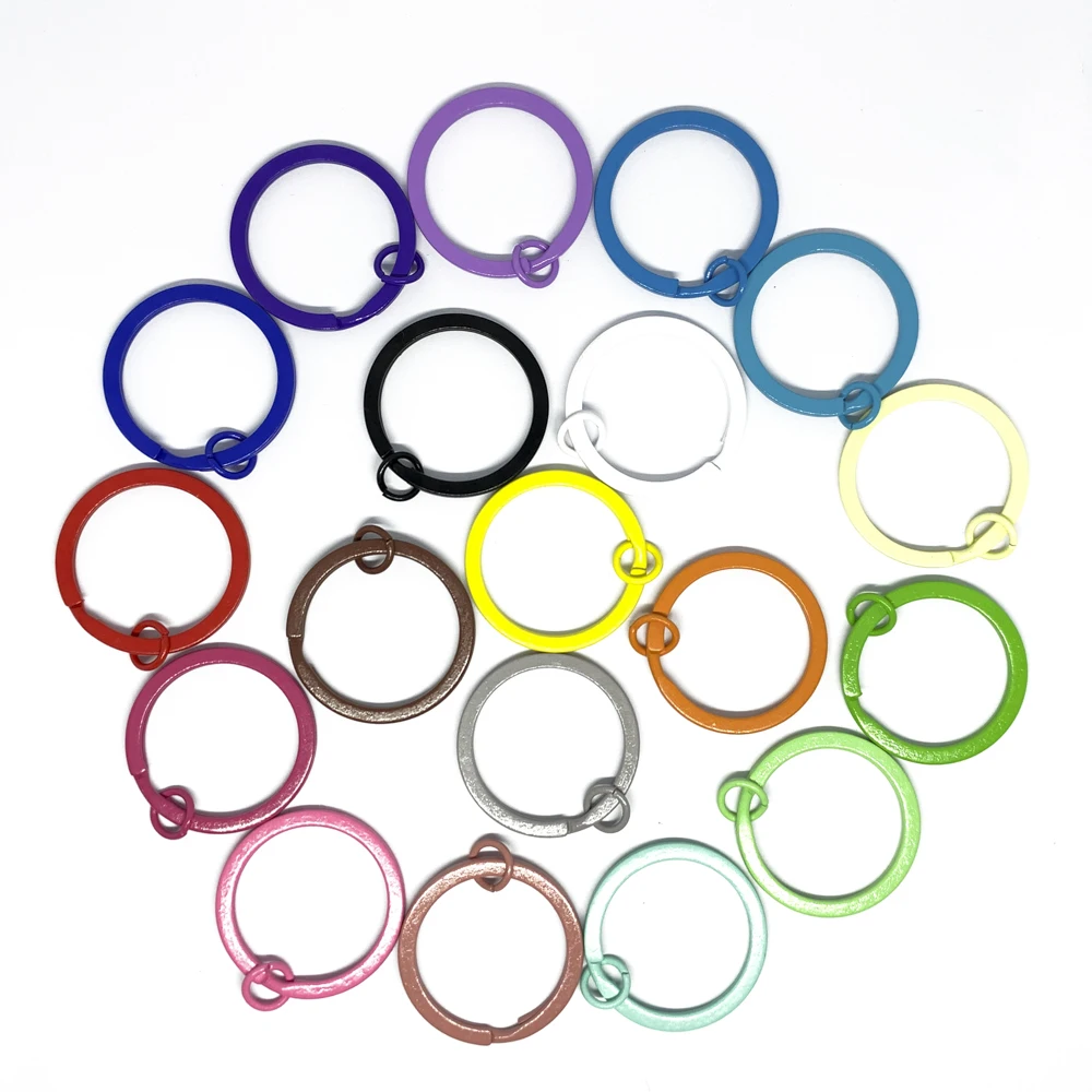REGELIN-30MM-colorful-Metal-Key-Holder-Split-Rings-Unisex-Keyring ...