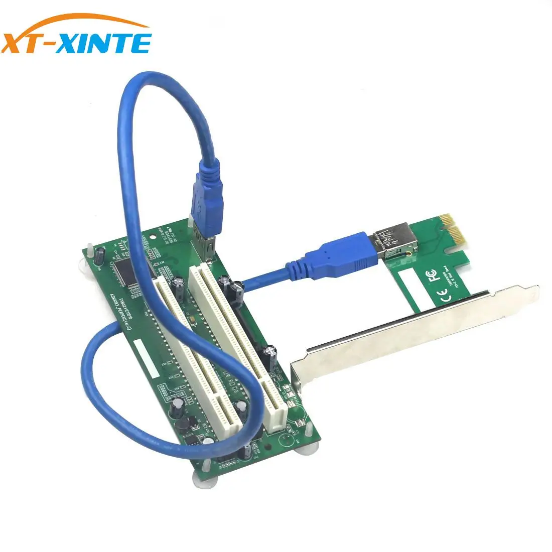 Desktop-PCI-Express-PCI-e-to-Dual-PCI-Adapter-Card-PCIE-PCI-Slot ...