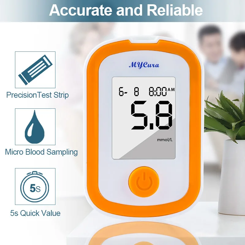 Generic Blood Glucose Meter Glucometro Diabetes Antigen Test Kit Blood ...