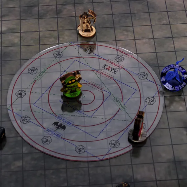 Dnd Tile Area Templates