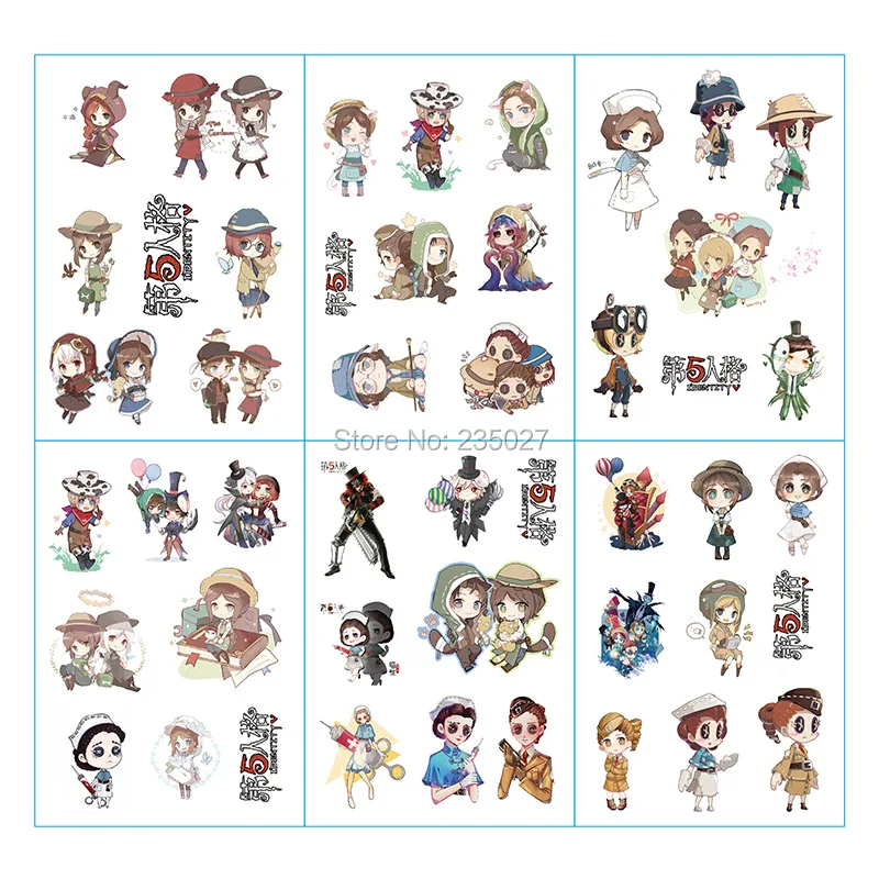 Identity V Sticker Sheet Electronics & Accessories Video Games etna.com.pe