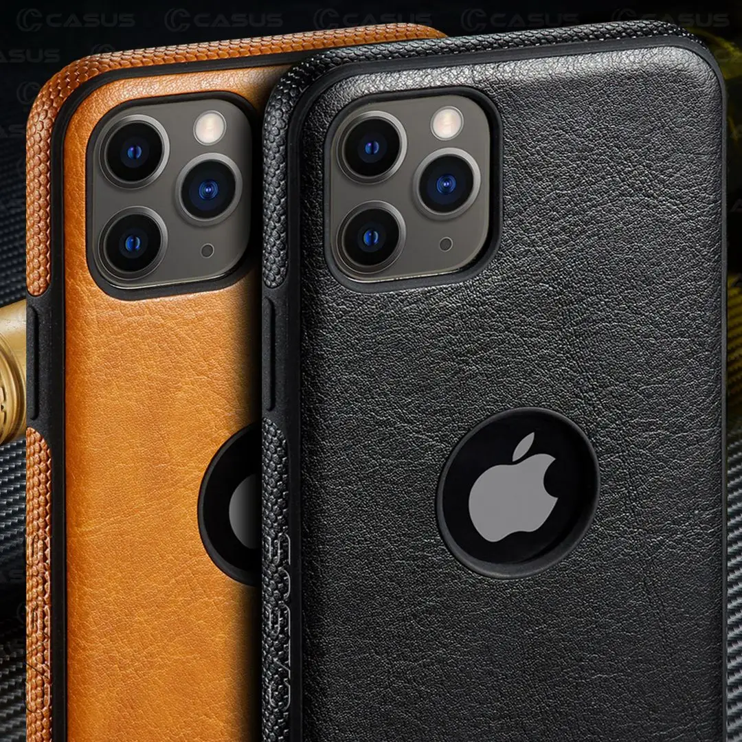 Funda trasera de cuero para iPhone, carcasa ultradelgada de lujo para ...