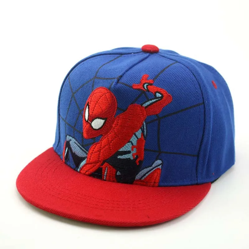 Anime Figure Children’s Baseball Cap Cartoon Spiderman Boys Girls Flat ...
