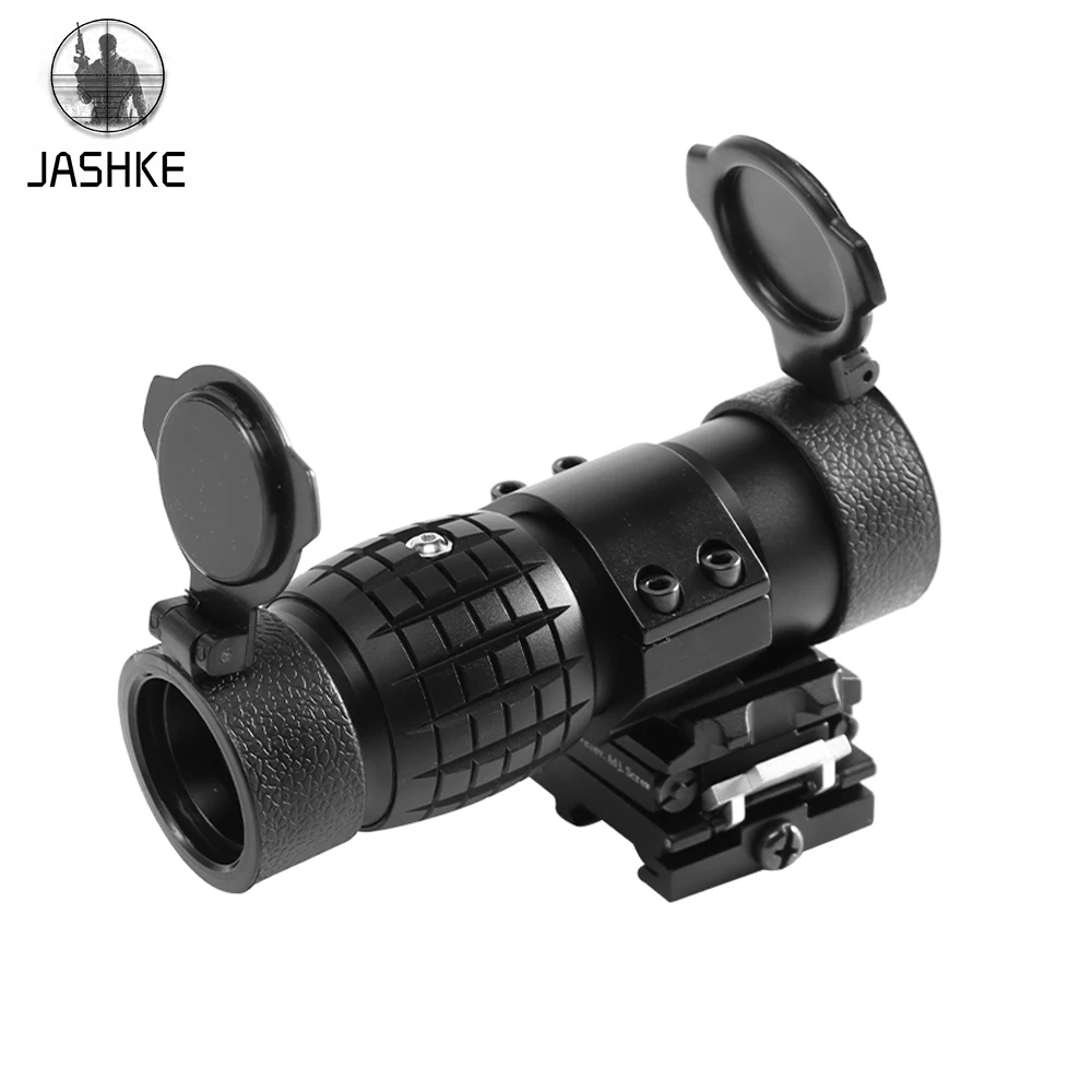 3X Magnifier Scope Optics Scopes Riflescope Fits Sight with Flip-UP ...
