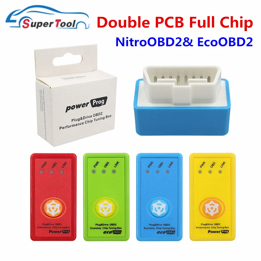 Power Prog Nitro ECO OBD2 Diesel NitroOBD2 ECOOBD2 Chip Tuning Box ECU ...