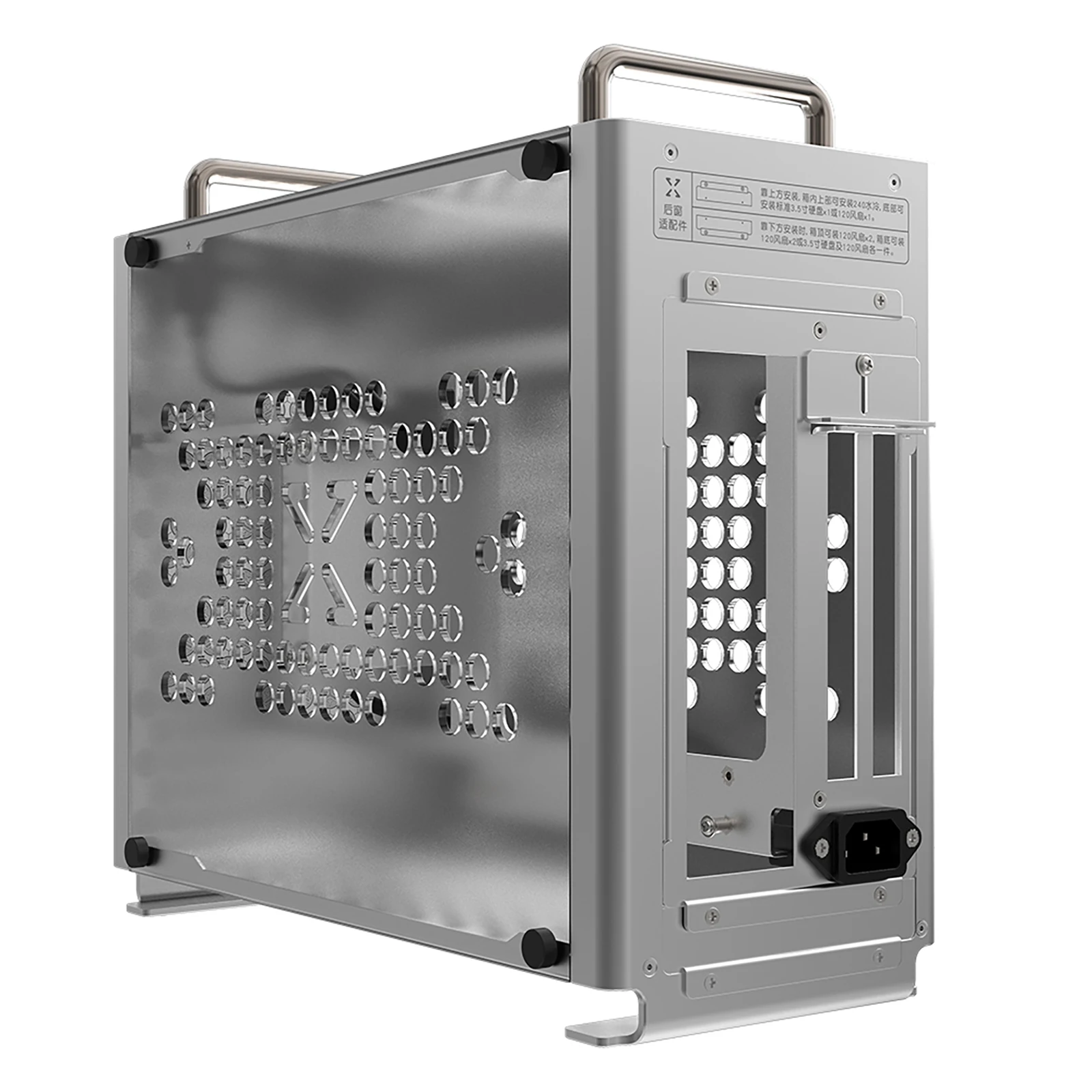 Braveman-ZZAW-Aluminum-Alloy-Mini-ITX-Computer-Case-Desktop-PC-Chassis ...