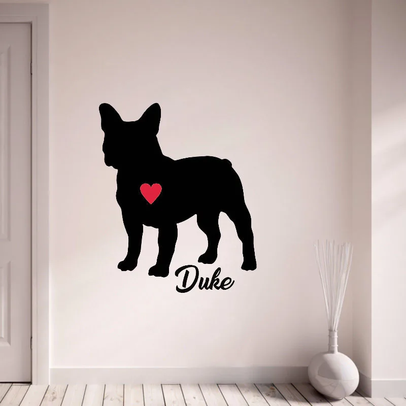 Wall Décor Wall Decals & Murals Home & Living Dog name decal Custom dog ...
