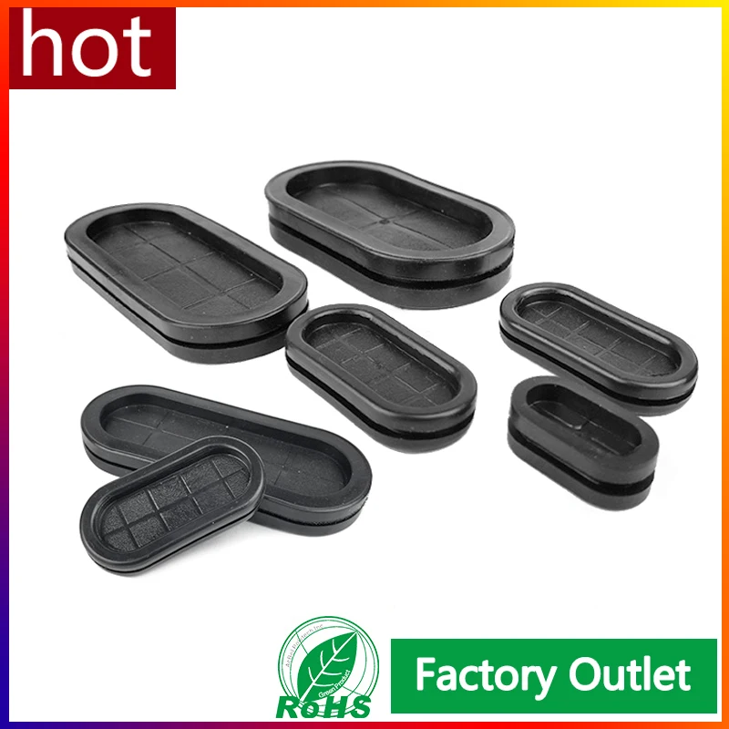 Oblong Rubber Grommets