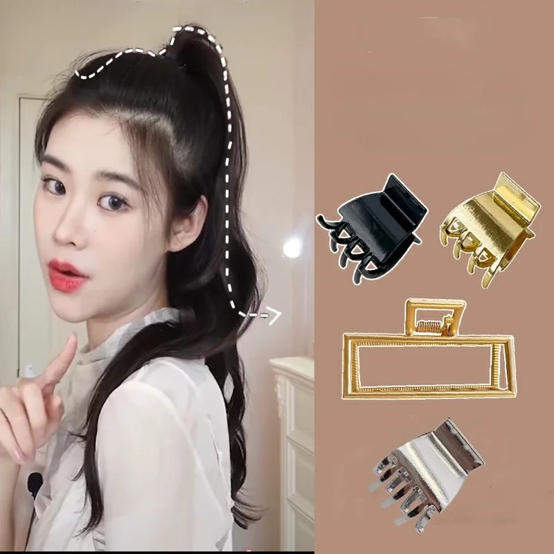 20pcs-lot-Simple-and-Fashionable-Metal-Small-Catch-Clip-Back-Head-Clip ...