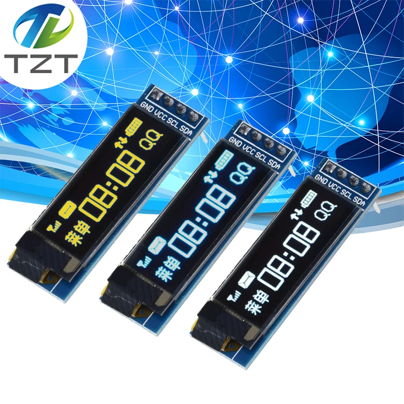 0.91 inch OLED module 0.91" white OLED 128X32 OLED LCD LED Display ...