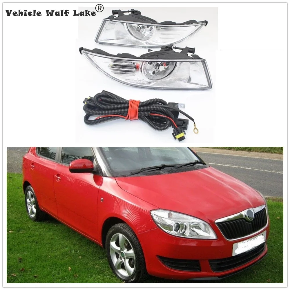 Car-Fog-Light-For-Skoda-Fabia-MK2-5J-2011-2012-2013-2014-2015-Car ...