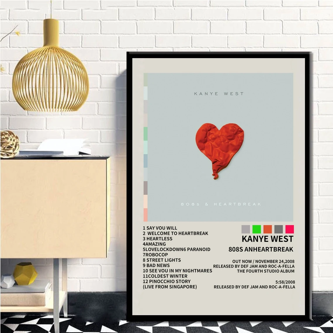 Kanye West Heartless Album Covers