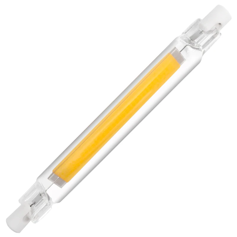 R7S LED 118mm 78mm Dimmable COB Lamp Bulb Glass Tube 30W 20W 10W Light ...