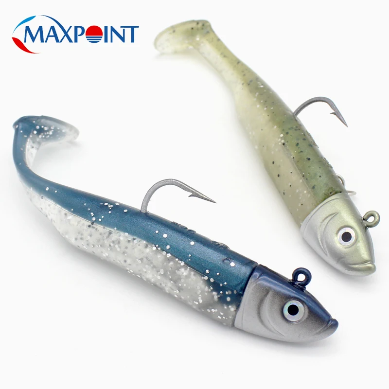 4.5 inch JIG Shad with 22g Jig Head 9cm Super Soft Vinyl Paddle Tails ...