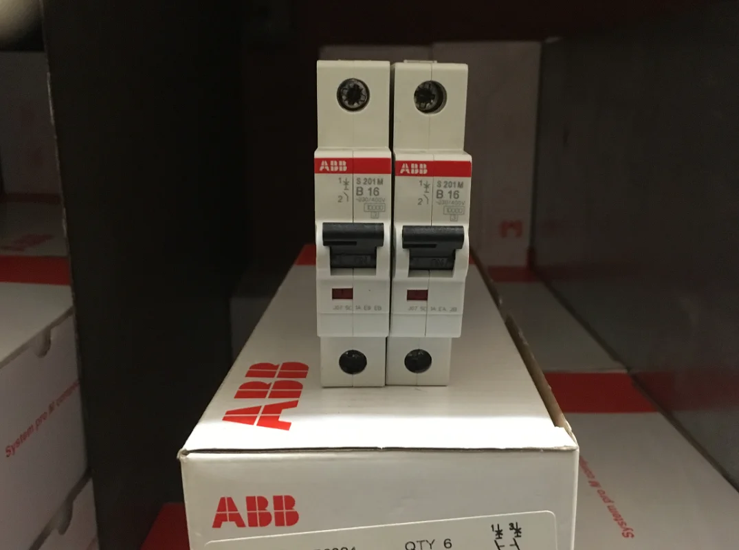 ABB 소형 회로 차단기 S200-M 시리즈 B 유형 1P S201M-B6 S201M-B10 S201M-B16 S201M-B20 S201M-B25 S201M-B32