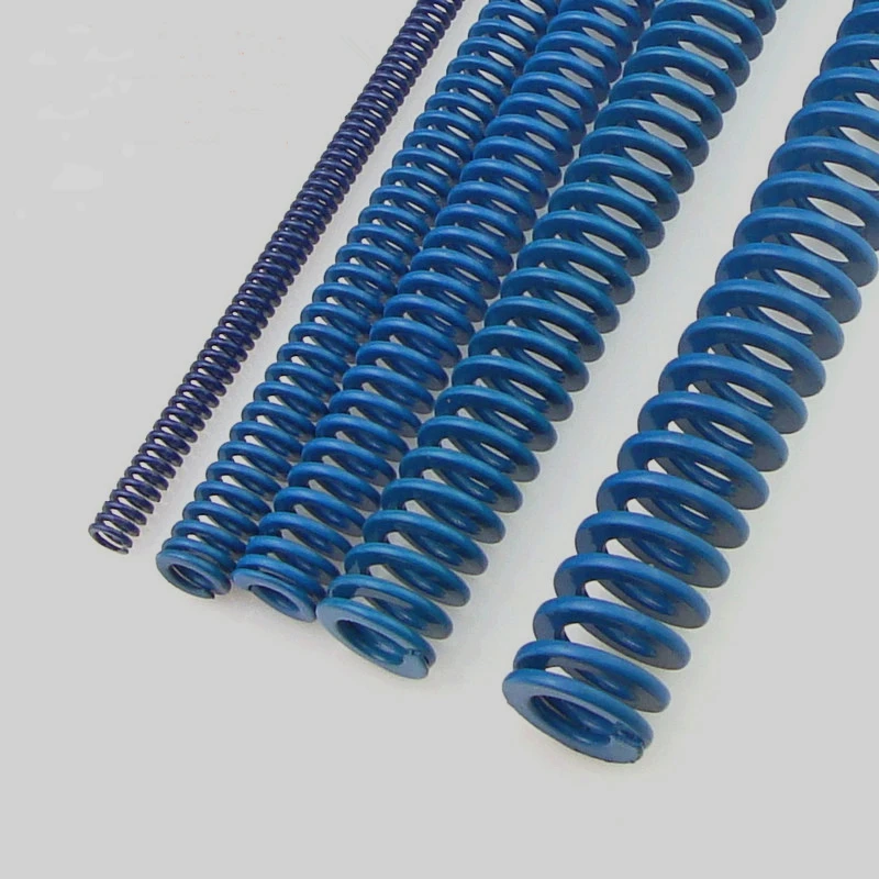 Us Standard Blue Mold Spring Flat Wire Compression Spring 6 8 10 12 16 ...