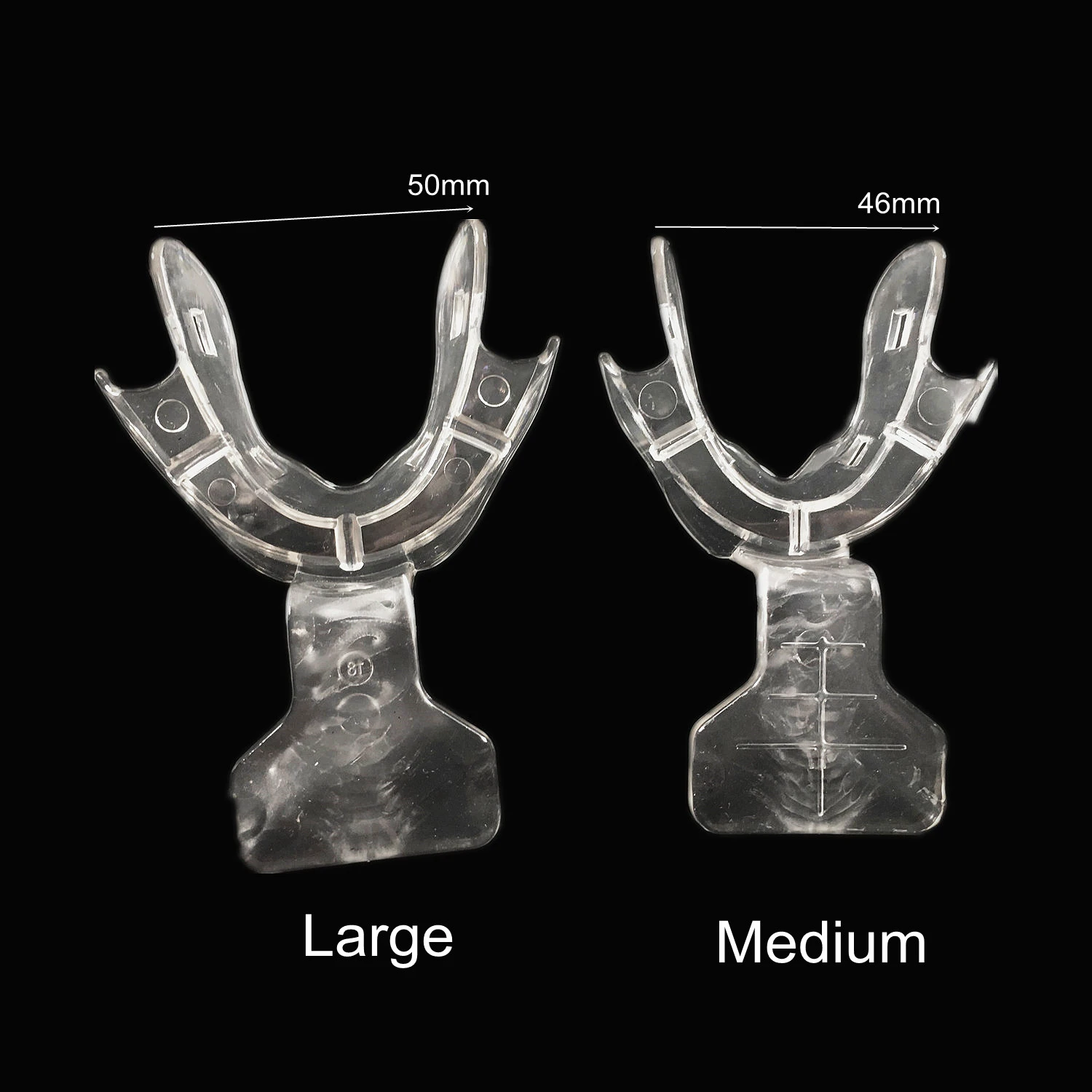 치과용 플라스틱 프레임 컷백 (FCB) 인상 트레이, 대형 + 중간 오토클레이 브 134 ℃|뺨 견인기는 입 소품 ...