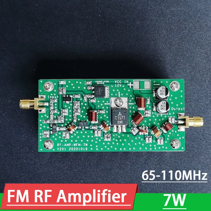 AMPLIFICADOR-DE-POTENCIA-FM-de-alta-frecuencia-65-110MHz-7W-entrada-de ...