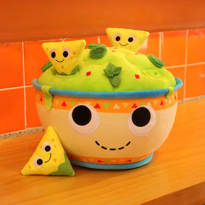 30cm Simulation Cute Soft Salad Bowl Cheese Plush Toys Food Utensils ...