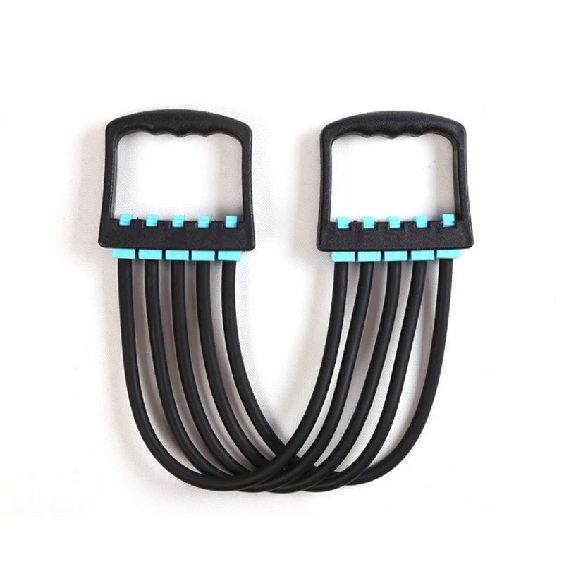 Fitness Rubber Band Tensioner Detachable Latex Chest Expander Multi ...