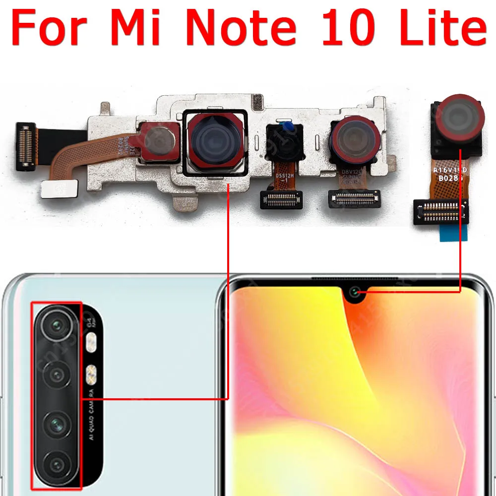 Front-Rear-View-Back-Camera-For-Xiaomi-Mi-Note-10-Lite-Note10-Main ...