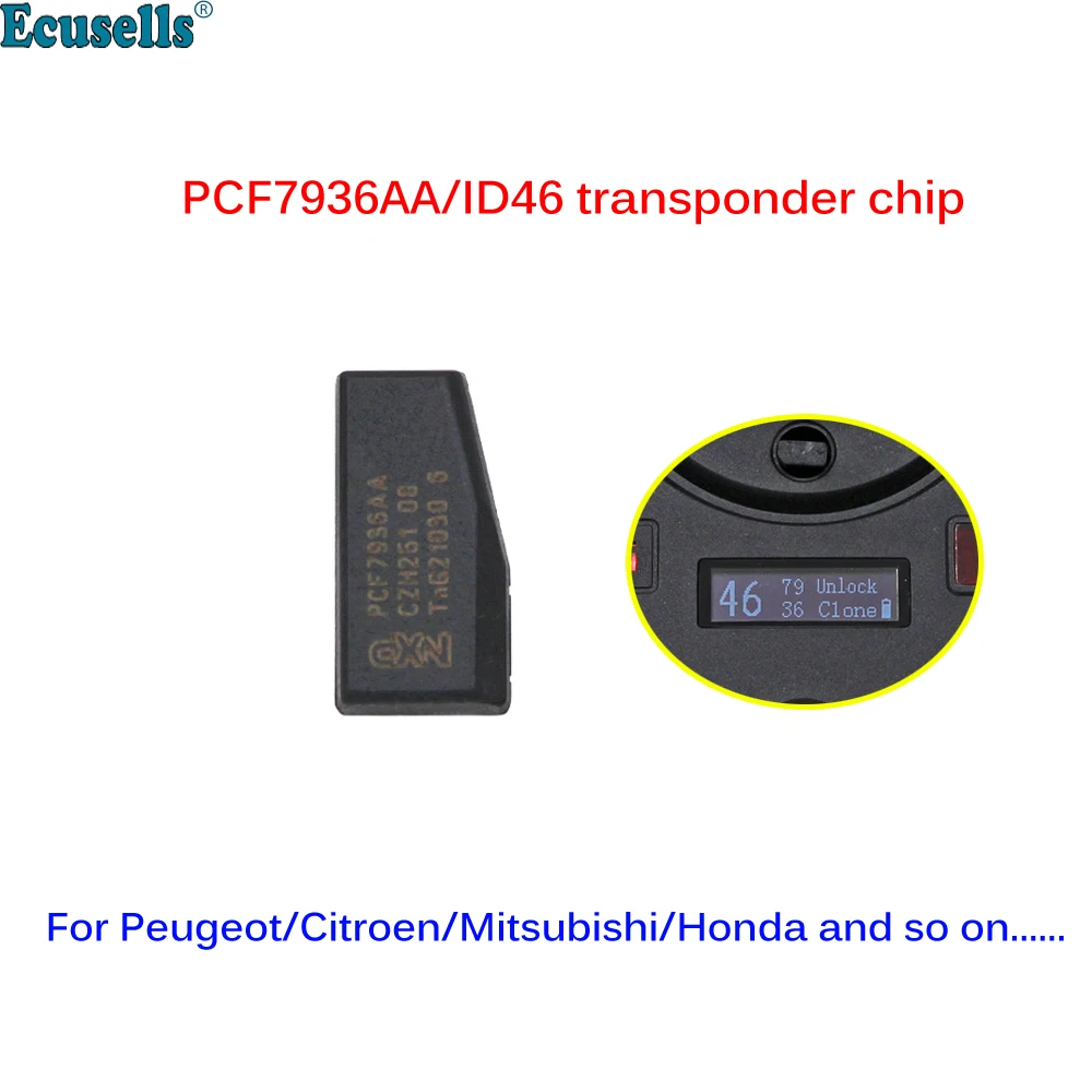 PCF7936AA transponder chip PCF7936AS updated version Original 46 ID46 ...