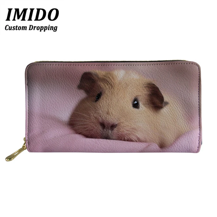 Hamster Women's Purse Cute Female Brand Long Coin Bag Travel Passport ...