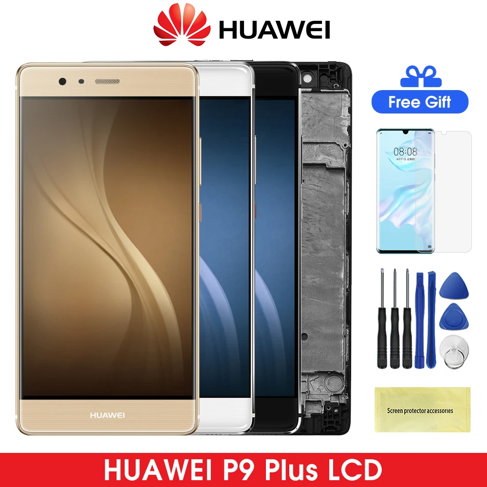 5.5" LCD For HUAWEI P9 Plus Display With Touch Screen For Huawei P9 ...