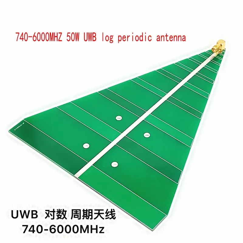 Uwb 740mhz-6000mhz 50w Ultra-wideband Logarithmic Period Antenna ...