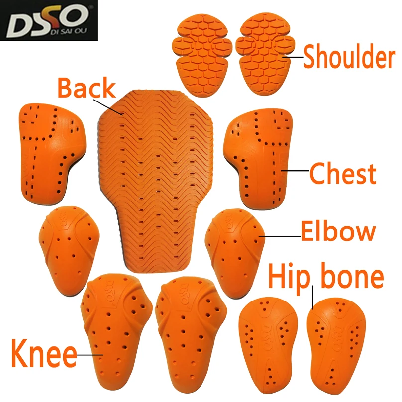 Dso Motorcycle Jacket Insert Protectors Motorcycle Jeans Knee Pads ...