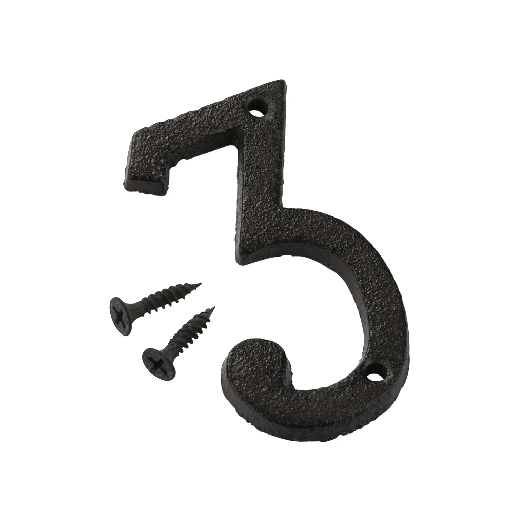 3-Inches-Cast-Iron-decorative-House-Address-Number-Door-Sign-Mailbox ...
