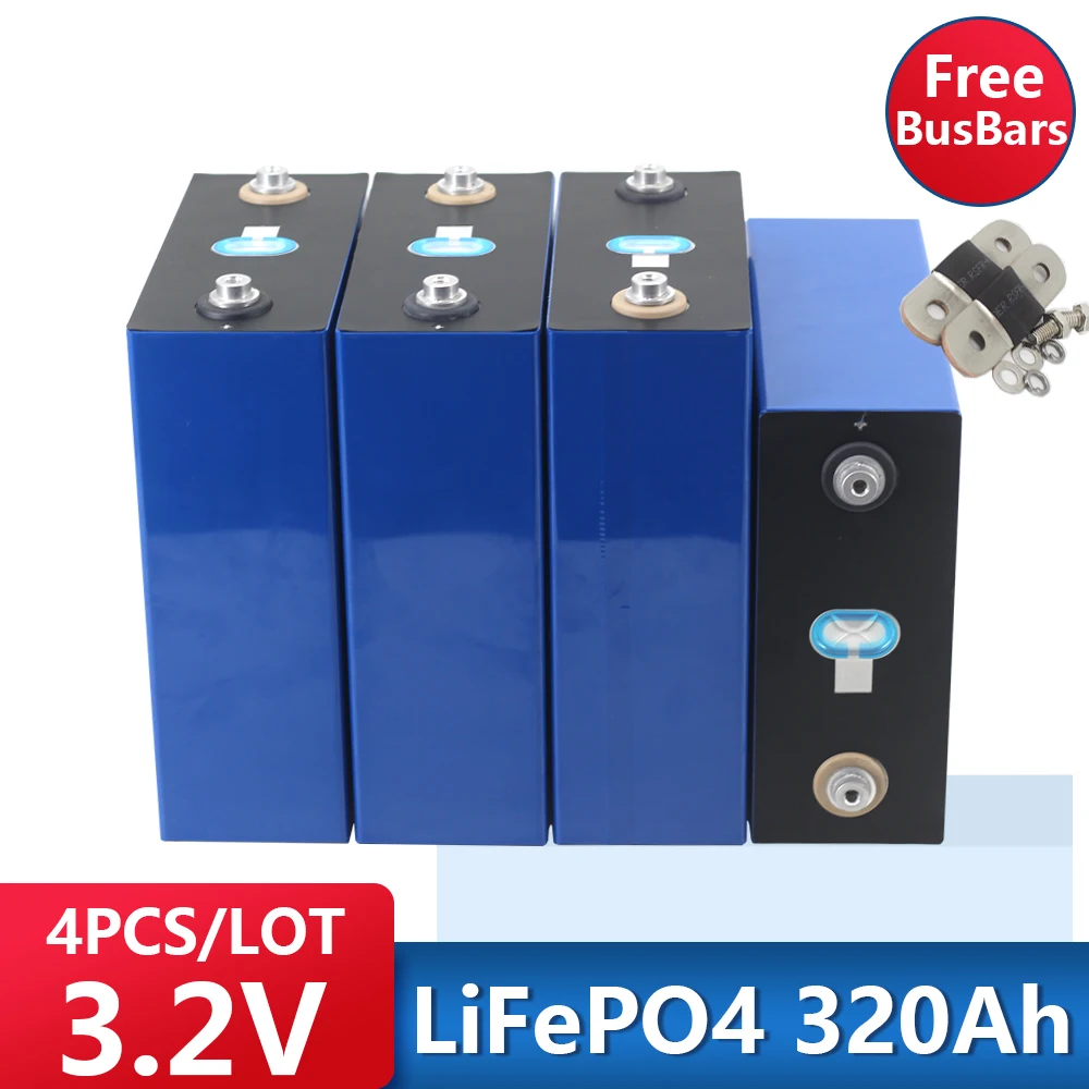 4/8/16PCS 100% New Lifepo4 320Ah 3.2V Grade A 12V 310AH Battery Pack ...