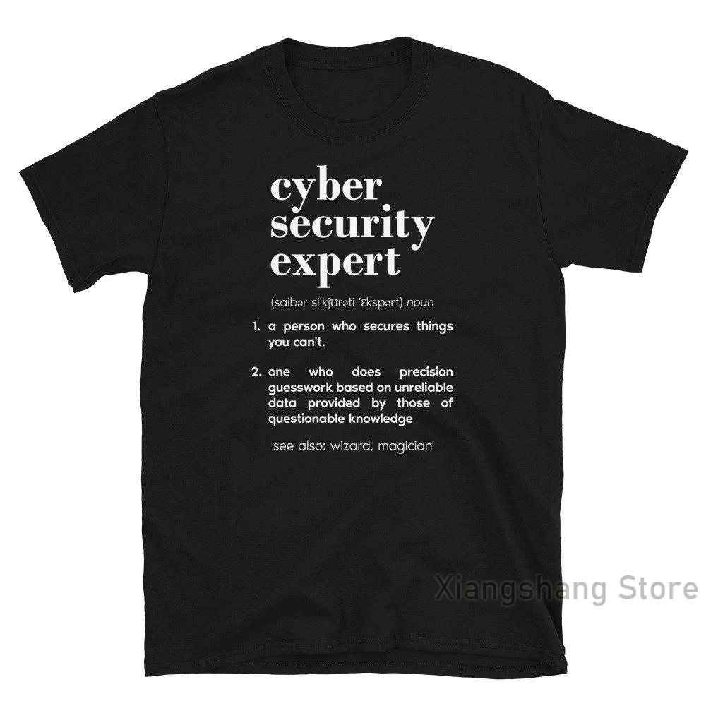 Cyber Security Expert T-shirt Computer Hacking Definition Shirt ...