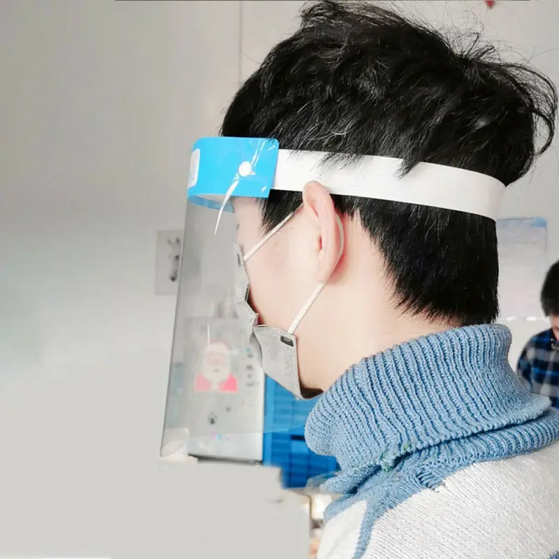 Best Adjustable PVC Full Face Shield Plastic Anti-fog Anti-Virus Clear ...