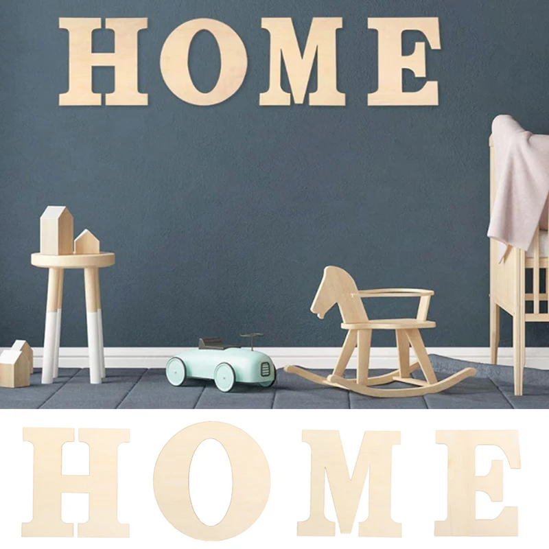 30cm-Large-Wooden-Letters-Alphabet-DIY-Word-English-Letter-Wood-Art ...