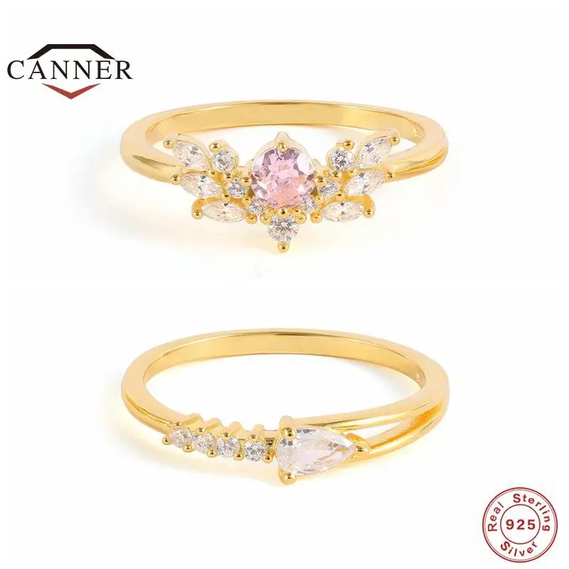 CANNER-925-Sterling-Silver-Simple-Finger-Ring-for-Women-Men-Minimalist ...