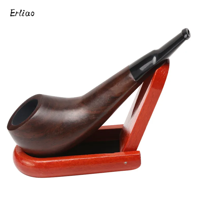 Good-Quality-Ebony-Wood-Pipes-Portable-Creative-Smoking-Pipe-Tobacco ...