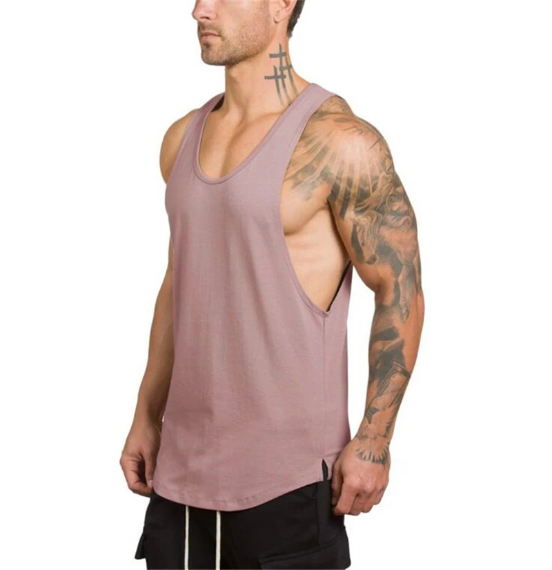 Gym & Workout Stringer Mens - Men's Fitness Apparel, Men's Workout Tank ...