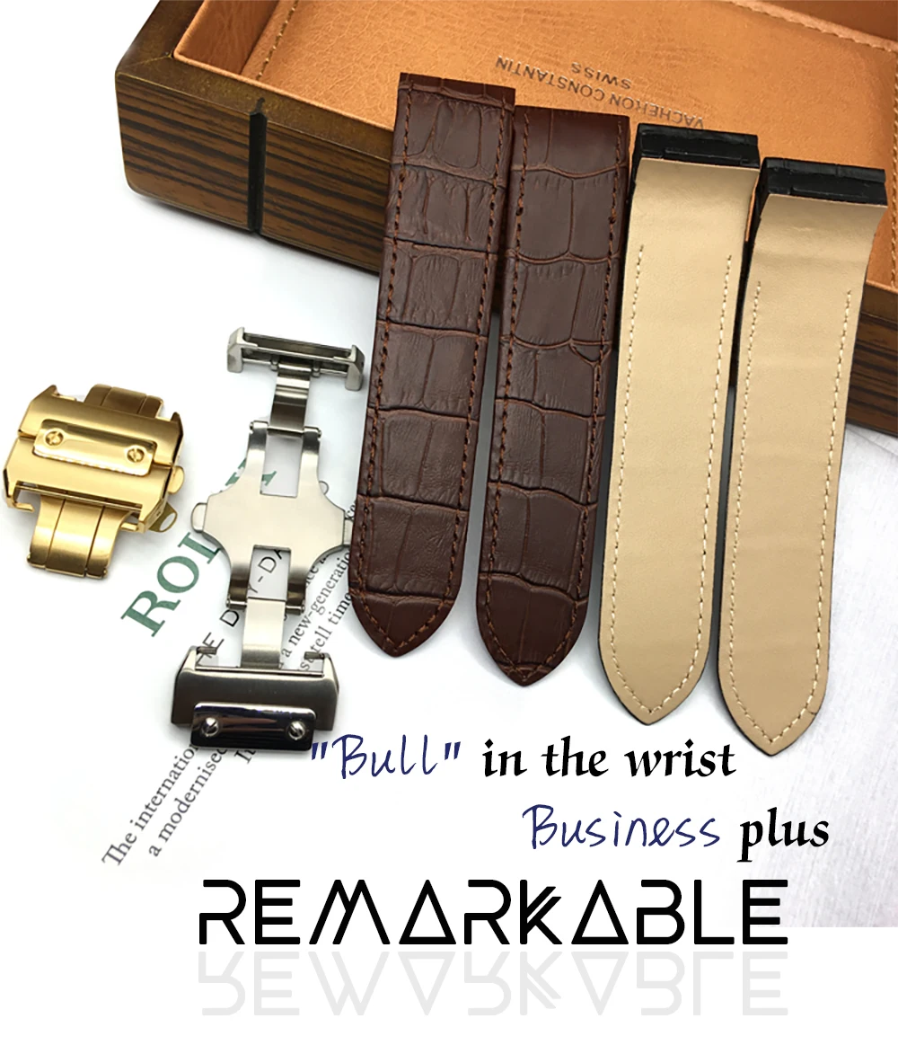 20 мм 23 мм высококачественный кожаный ремешок для часов с древней текстурой итальянский ремешок ...