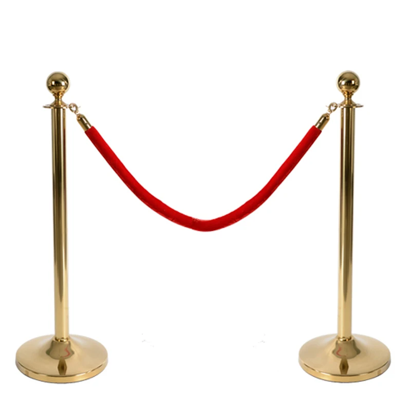 1.5m High Safety Warning Pole Barrier Rope Welcome Pole for Admission ...
