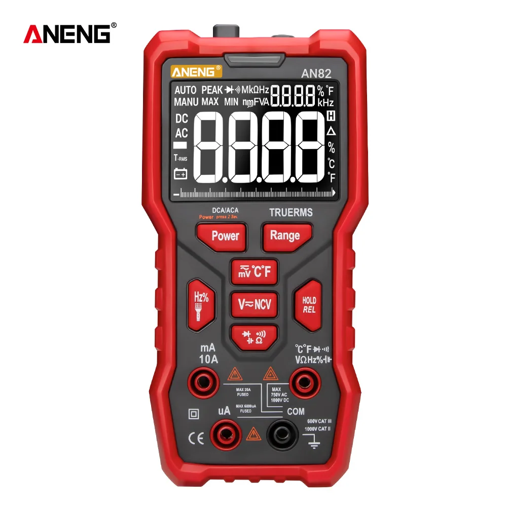 An82 9999 Counts Digital Multimeter Esr Meter Testers True-rms ...